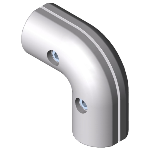 Butt Fastener D30-90° R25 » AluFlex Group