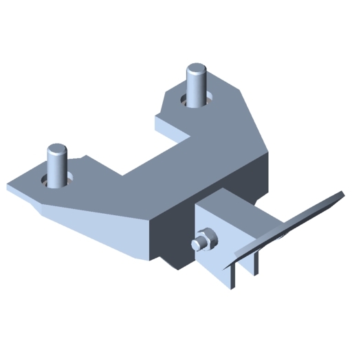Swivel Lock for Castor D100/D125 swivel 140x110 » AluFlex Group
