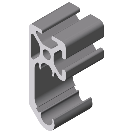 C-Rail, Rail Profile 5, natural » AluFlex Group
