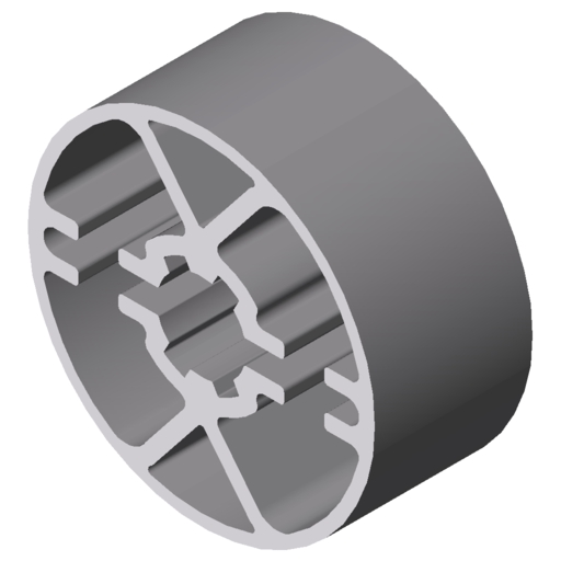Synchronising Shaft Profile VK14, natural » AluFlex Group