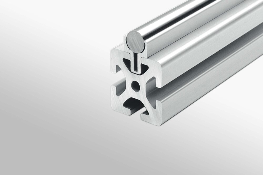 Shaft-Clamp Profile 8 D14, natural » AluFlex Group