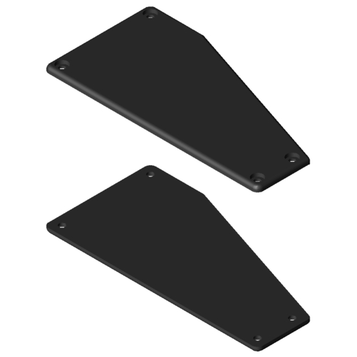 Conduit Cap Set 160x80-20°, black » AluFlex Group