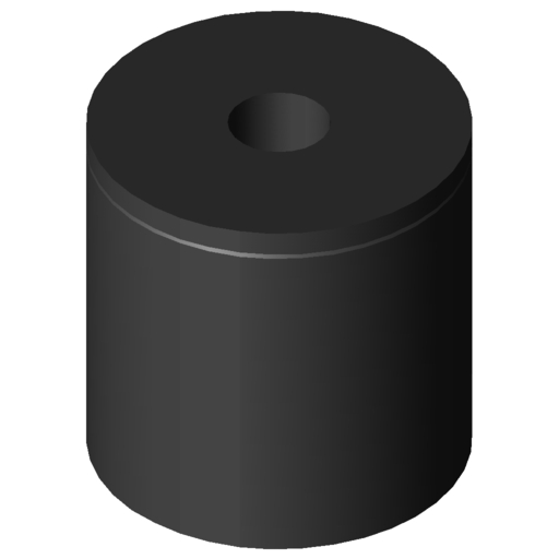 Impact Buffer M4 D15x15, black » AluFlex Group