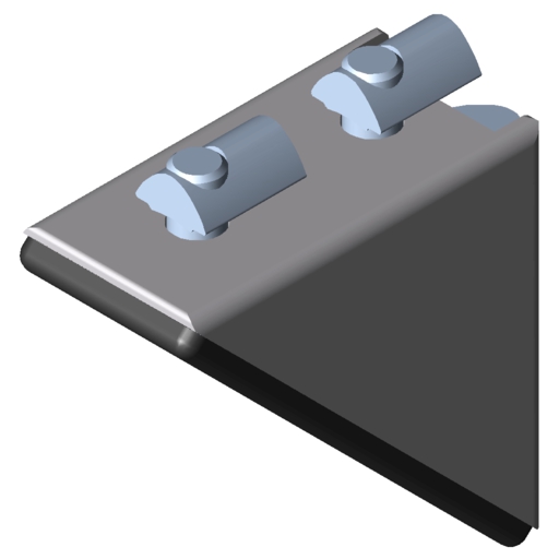 Angle Bracket Set 5 40x40 » AluFlex Group