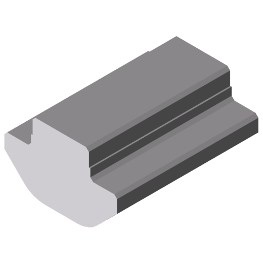 Groove Profile 8 St, bright zinc-plated » AluFlex Group