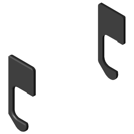 C-Rail, Rail Profile Cap Set 6, black » AluFlex Group