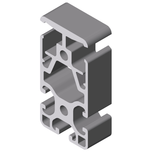Clamp Profile 8 80x40-180° light, natural » AluFlex Group
