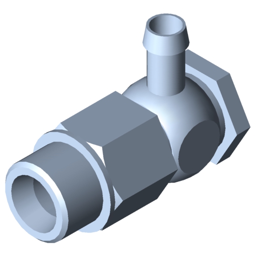 Banjo Connector G1/2 for Hose 9 mm » AluFlex Group