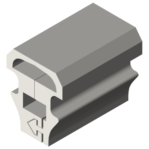 LED Casing Profile 8 14x5, natural » AluFlex Group