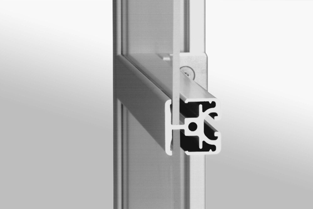 Clamp Profile 8 40x40-180° light, natural » AluFlex Group