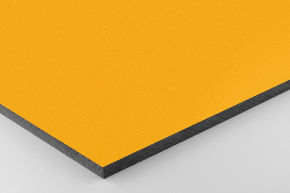 Plastic 10mm, yellow, similar to RAL 1003 » AluFlex Group
