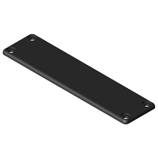 Conduit Cap 160x40, black » AluFlex Group