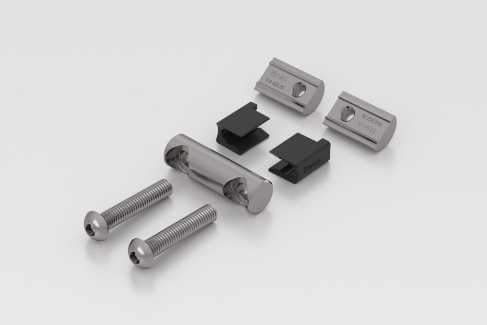 Universal-Fastening Set (Profile St) 8 40, stainless » AluFlex Group