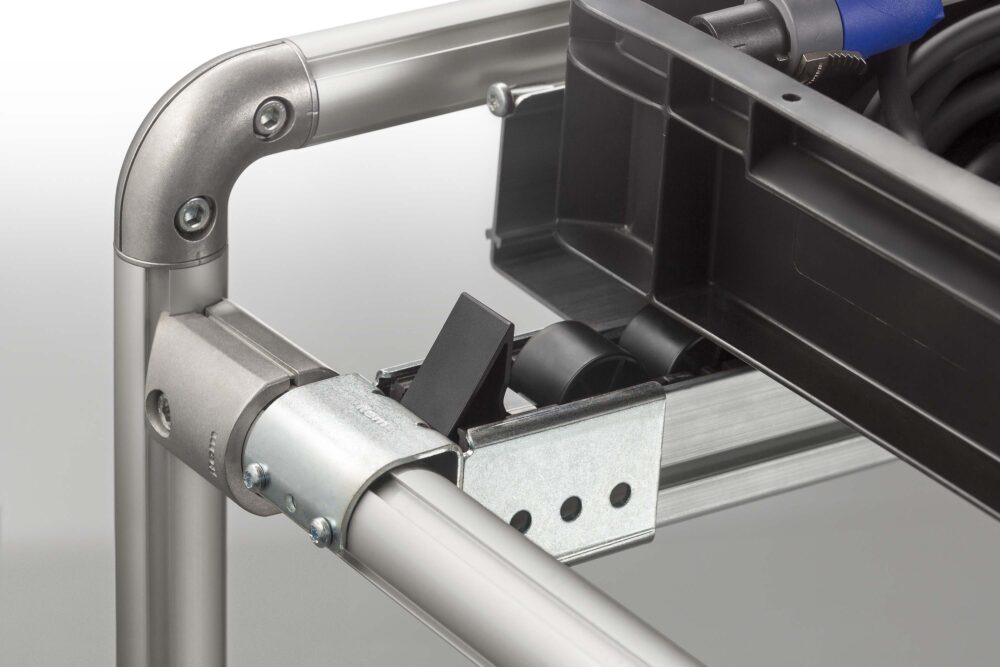 Roller Conveyor 6 40x40 Al Fastening Bracket D30 » AluFlex Group