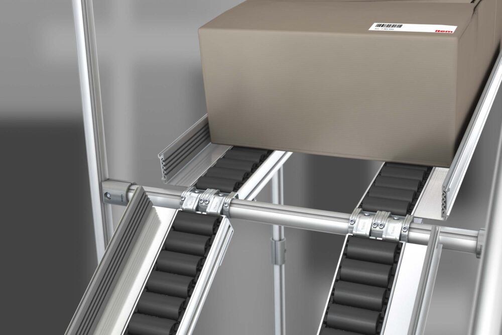 Roller Conveyor 6 80x40 E D30 ESD » AluFlex Group