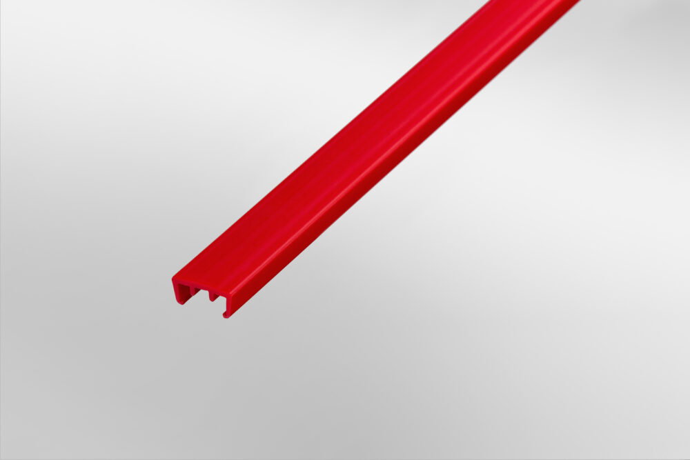 Slide Strip D30, red similar to RAL 3020 » AluFlex Group