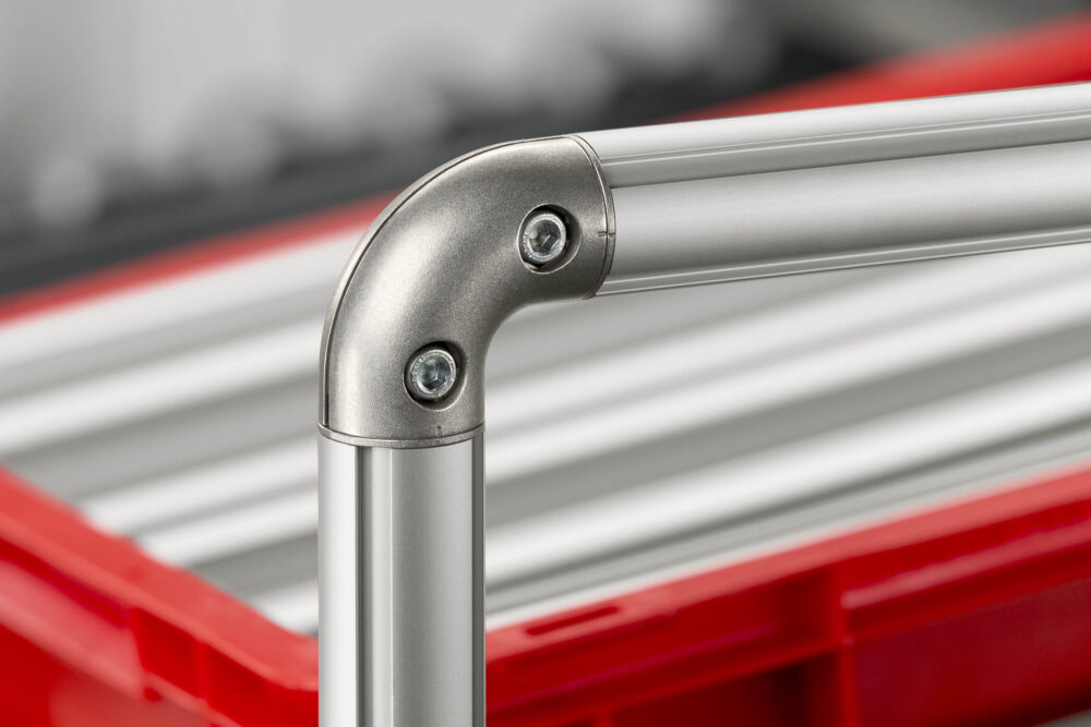 Butt Fastener D30-90° R25, internal » AluFlex Group