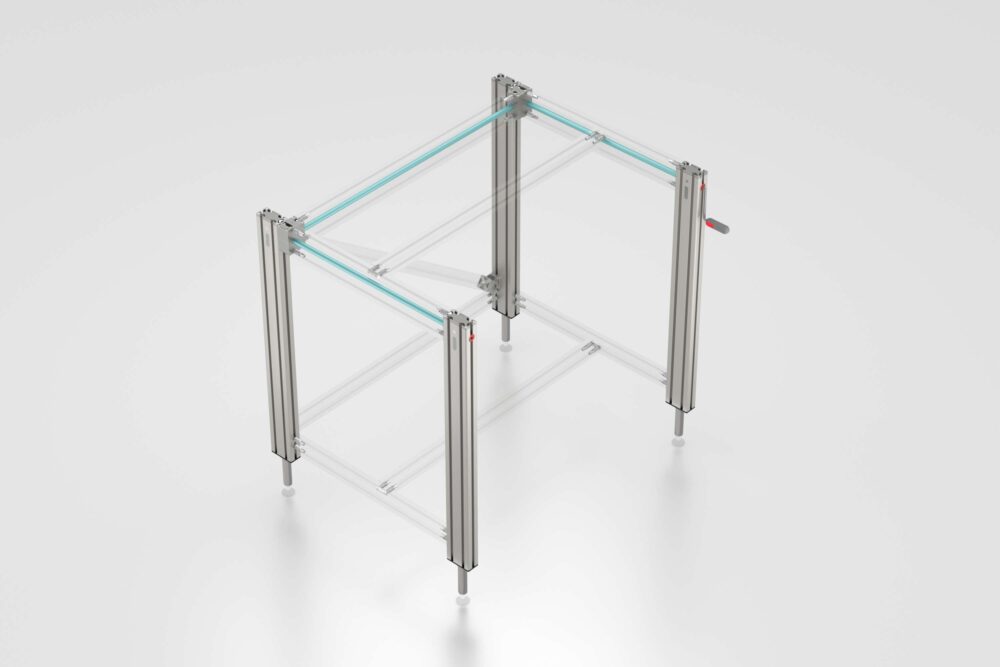 Table Column Set 8 80x40 K » AluFlex Group